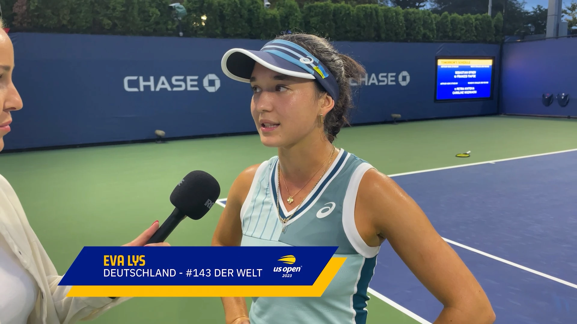 US Open: Eva Lys: "Das ist bis jetzt der schönste Moment meiner ...