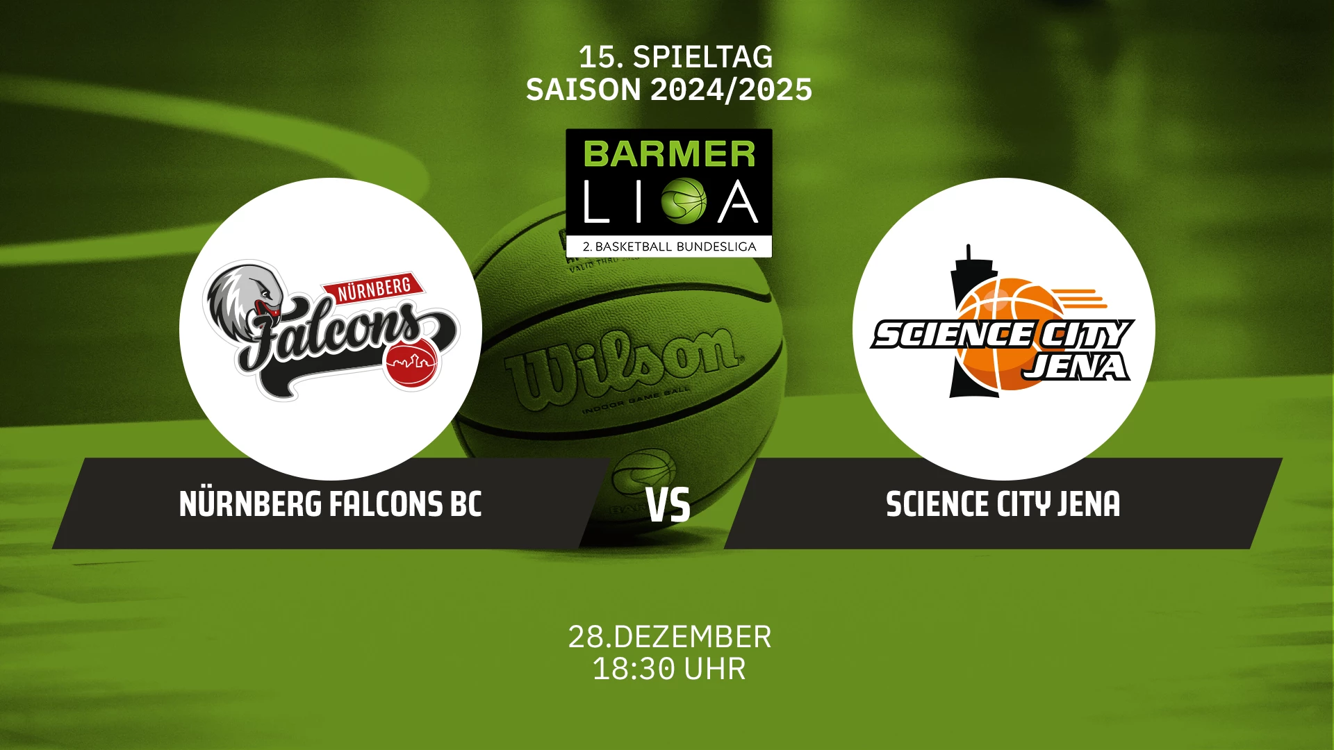 ProA: Nürnberg Falcons BC vs. Science City Jena • Video • Sporteurope.TV