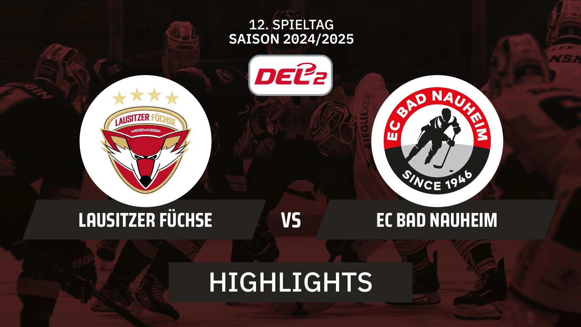 DEL2: Lausitzer Füchse vs. EC Bad Nauheim | Highlights • Video ...