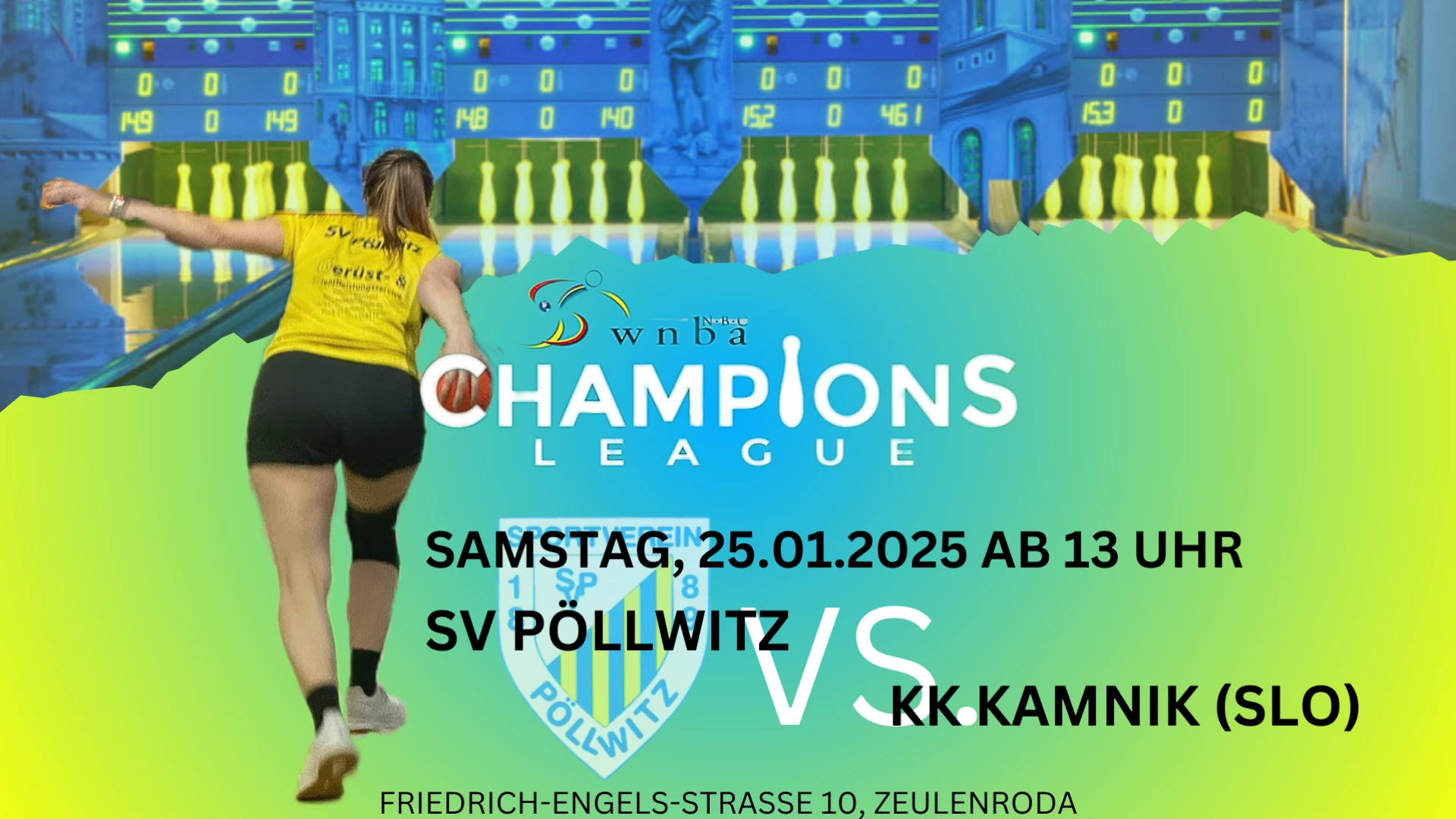Champions League Ninepinbowling: SV Pöllwitz (GER) - KK Kamnik (SLO ...
