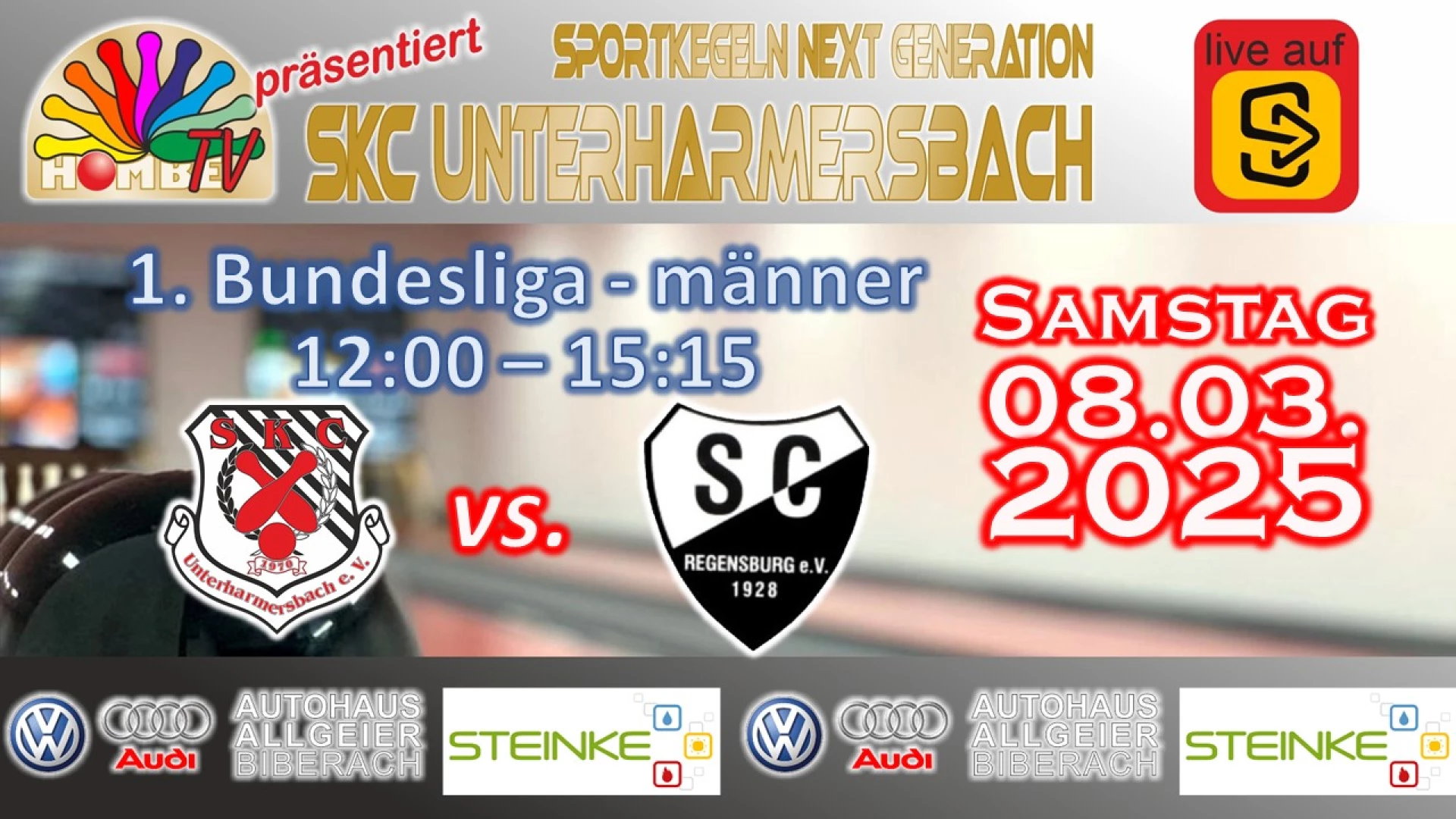 1. Bundesliga Männer : SKC Unterharmersbach I - SC Regensburg I • Video ...