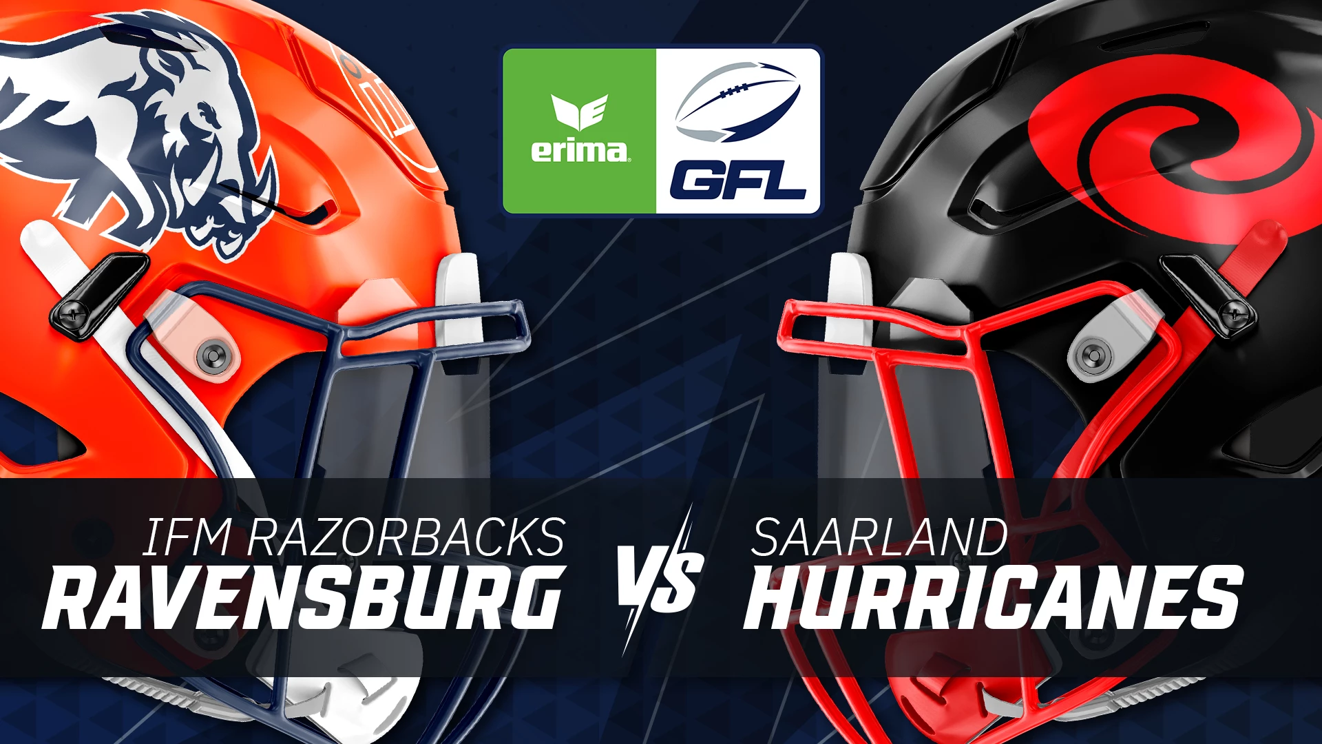 GFL: IFM Ravensburg Razorbacks vs. Saarland Hurricanes • Video ...