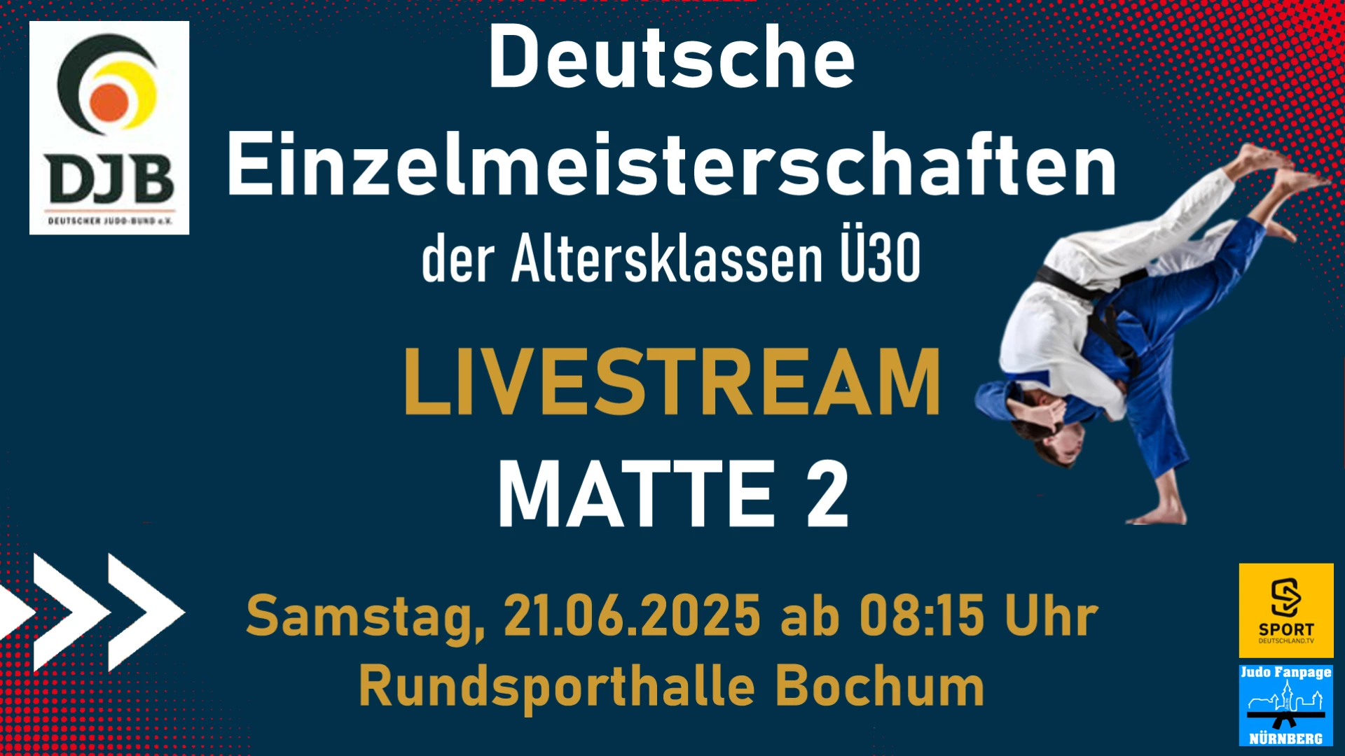 Matte 2 - Deutsche Einzelmeisterschaften der Altersklassen Ü30 - 21.06. ...