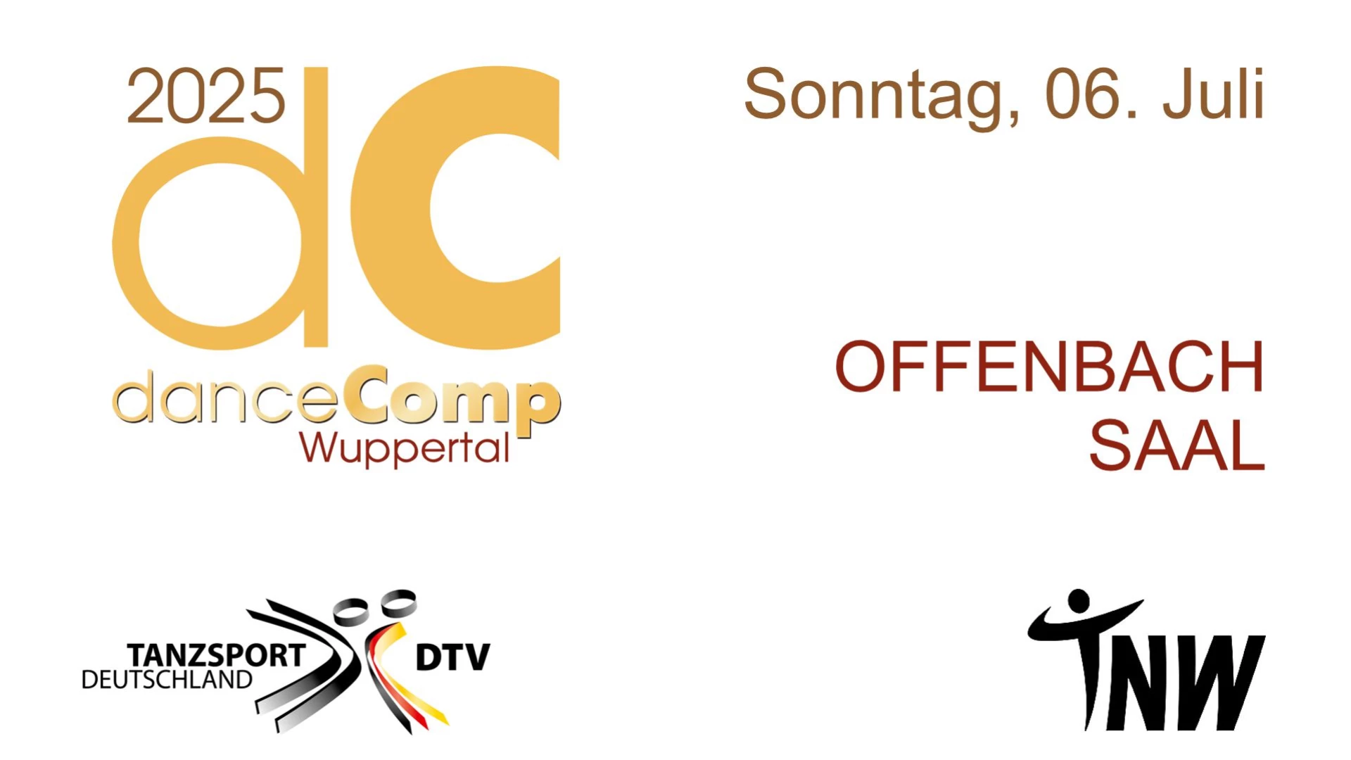 danceComp 2025 Offenbach Saal Sonntag • Video • Sporteurope.TV