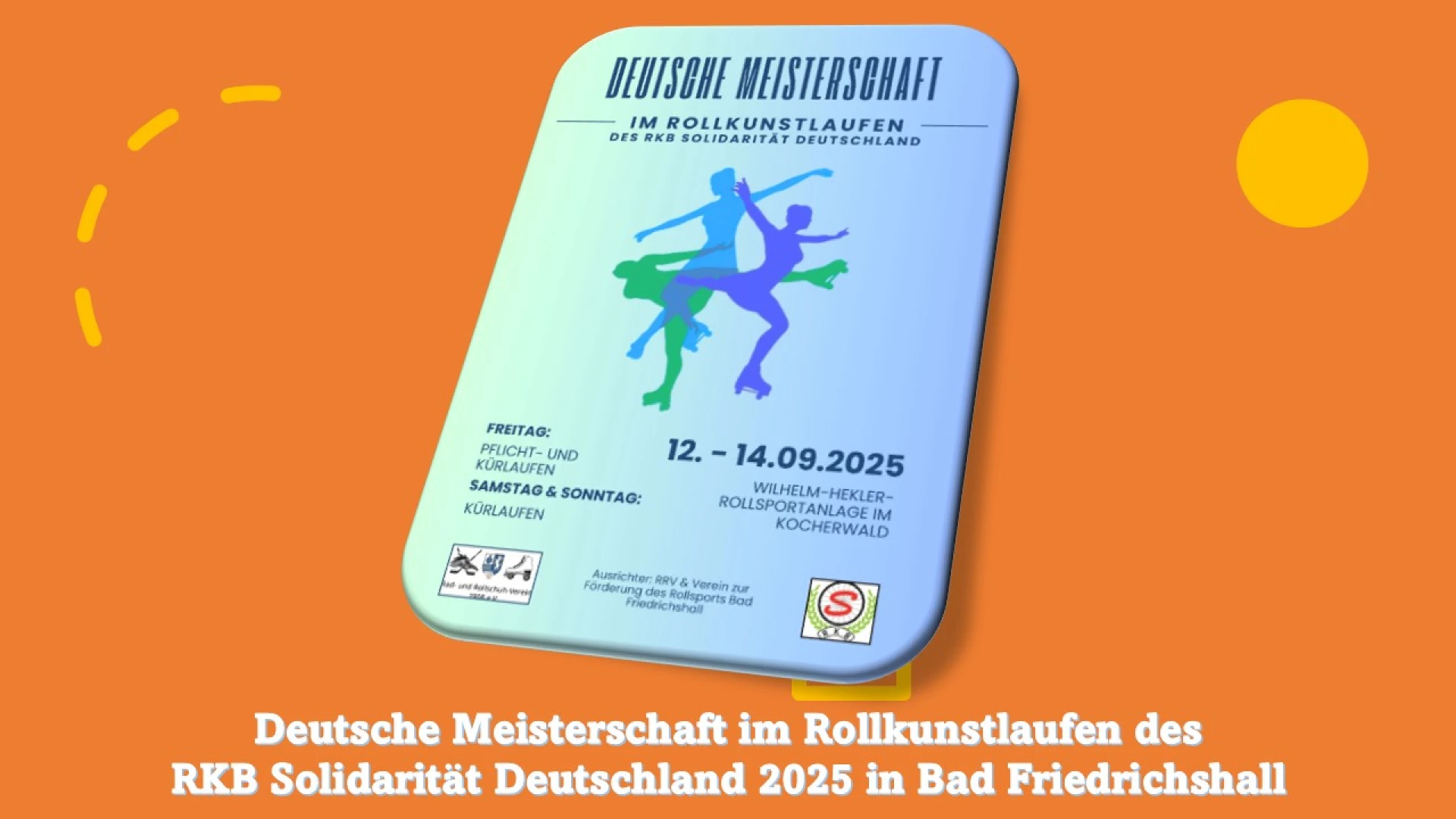 Deutsche Meisterschaft im Rollkunstlauf des RKB Solidarität 2025 • Video • Sporteurope.TV