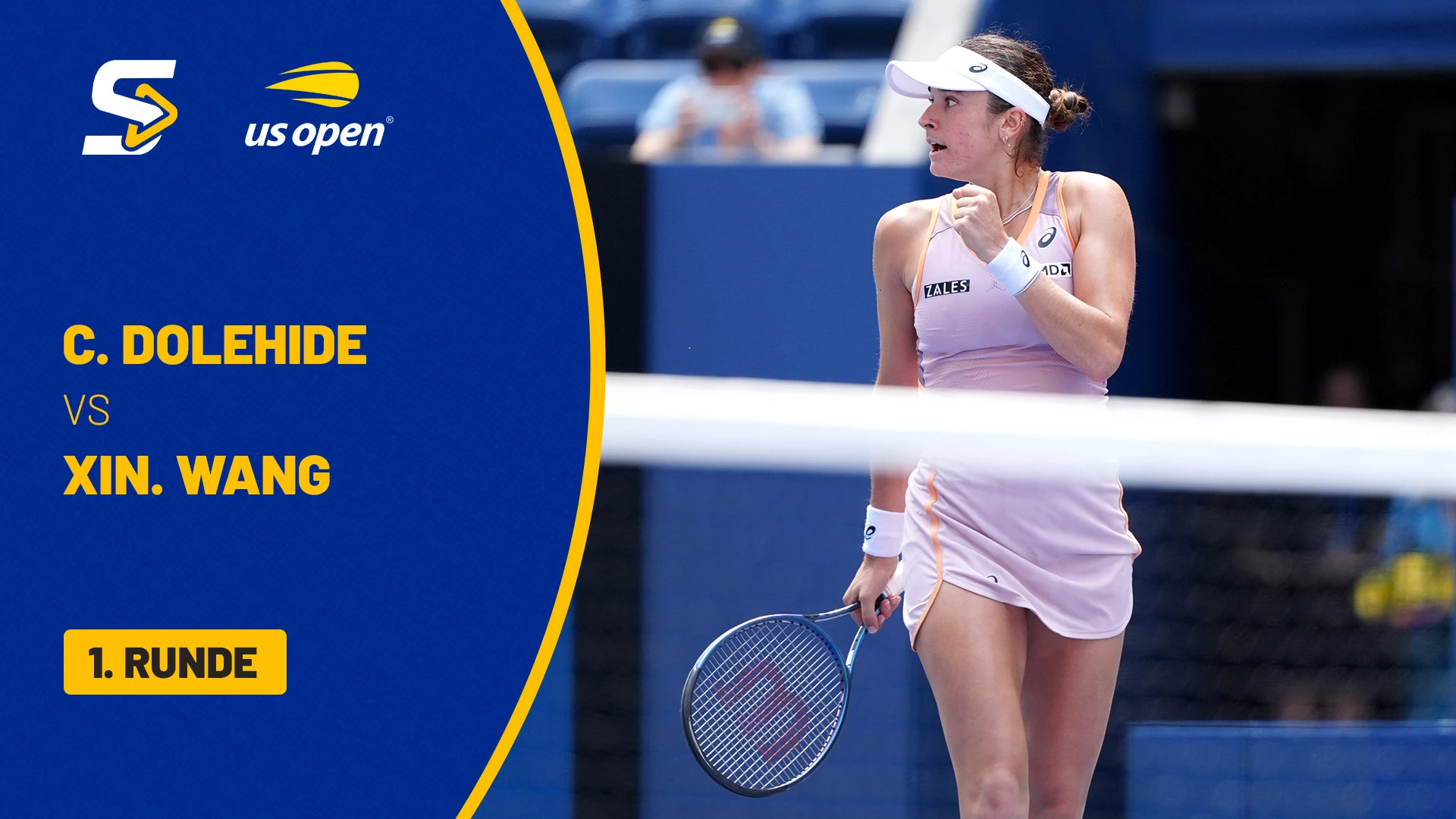 Caroline Dolehide (USA) vs. Xinyu Wang (CHN) - 1. Runde - Court 12 ...