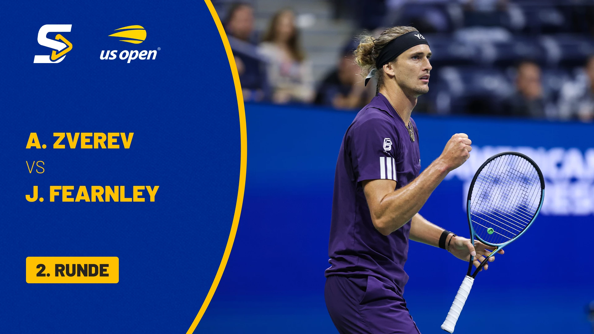 Alexander Zverev (GER) [3] vs. Jacob Fearnley (GBR) - 2. Runde ...