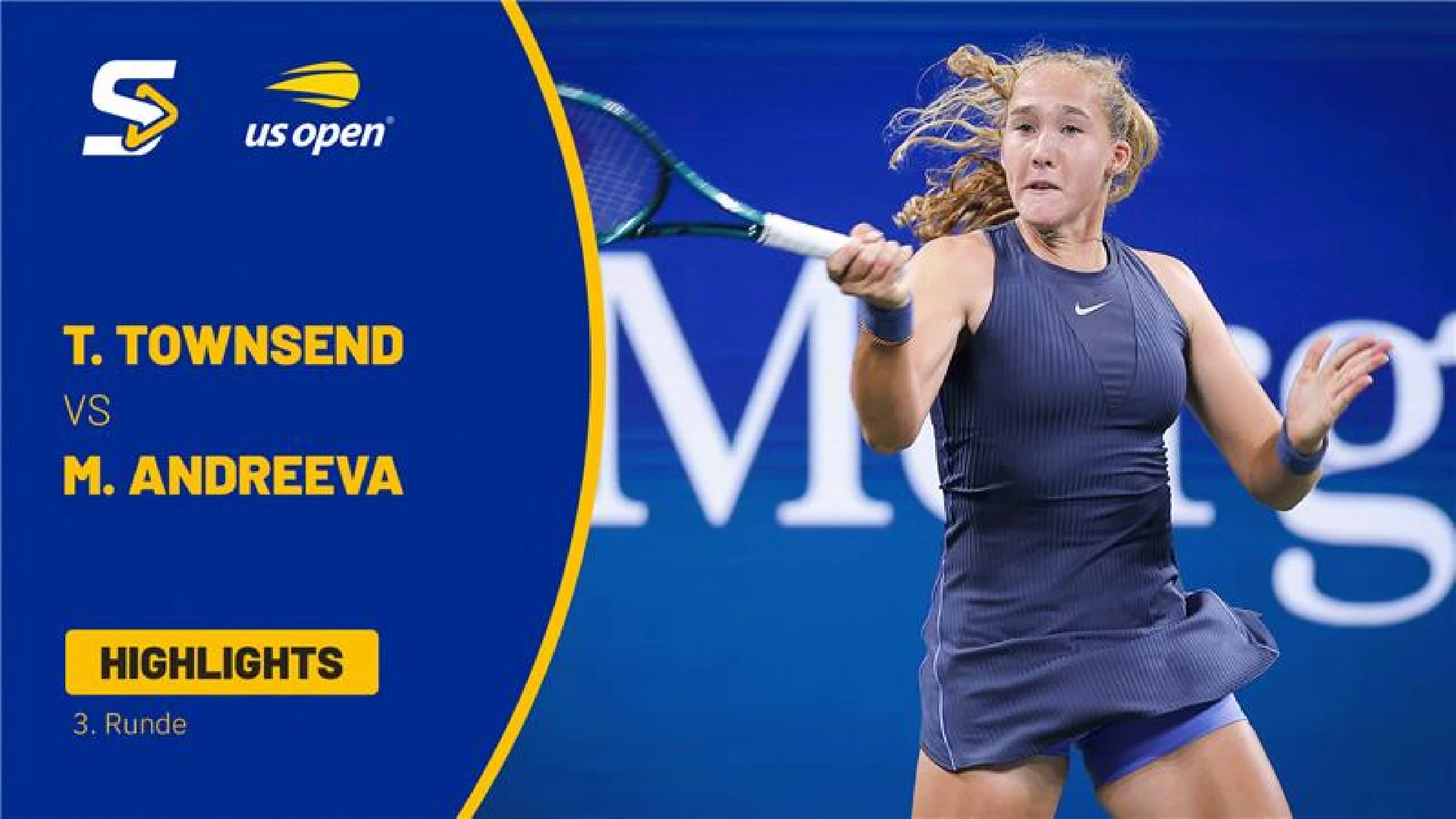 Taylor Townsend (USA) vs. Mirra Andreeva [5] - 3. Runde - Highlights ...