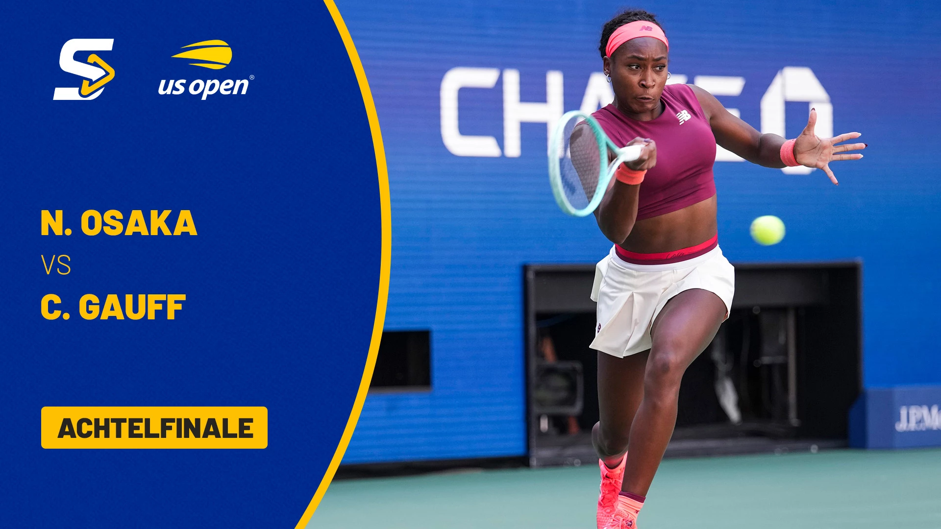 Naomi Osaka (JPN) [23] vs. Coco Gauff (USA) [3] - Achtelfinale - kommentiert von Matthias Stach ...