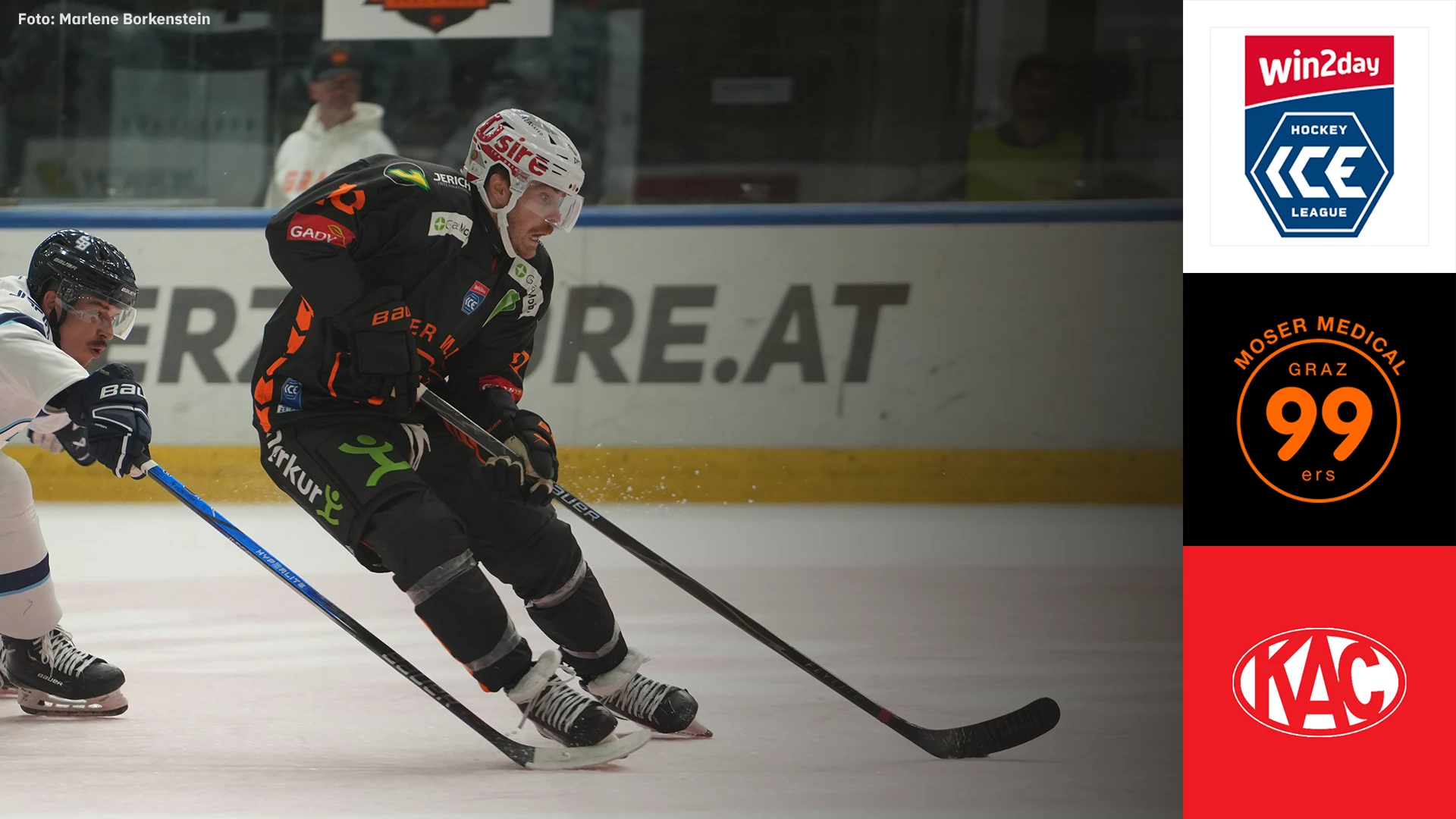 win2day ICE Hockey League: Moser Medical Graz99ers vs. EC-KAC • Video ...