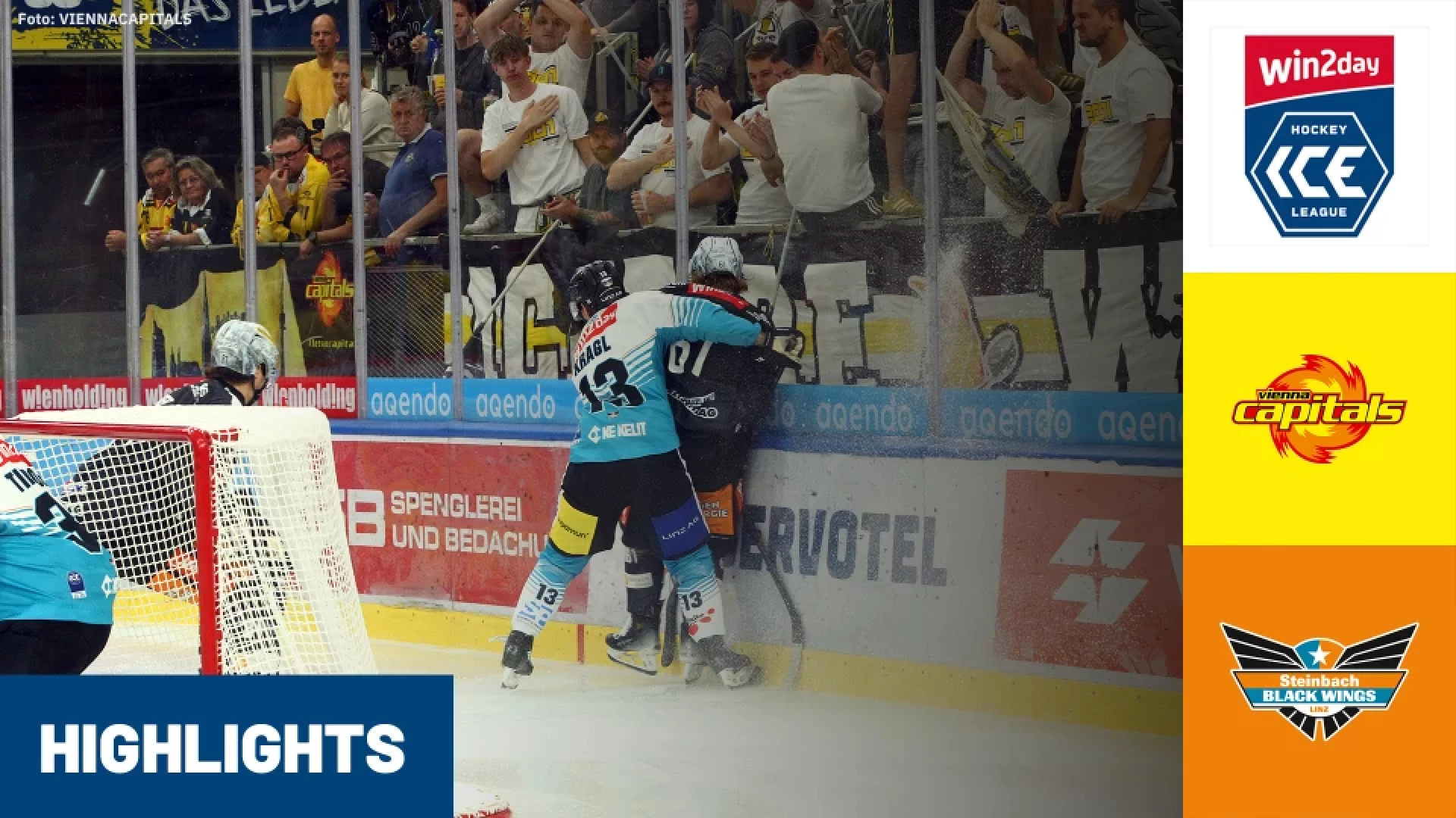 win2day ICE Hockey League: Vienna Capitals vs. Steinbach Black Wings ...