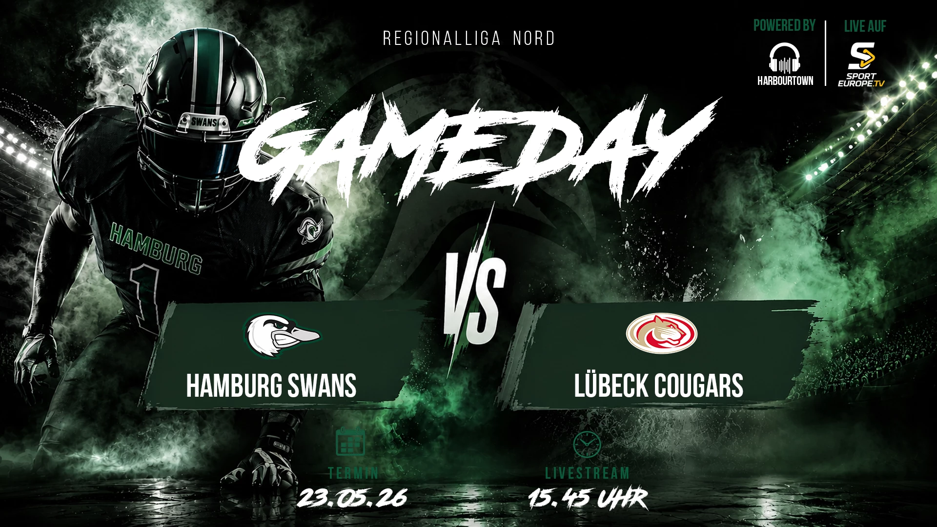 Regionalliga Nord | Hamburg Swans vs. Lübeck Cougars • Video ...