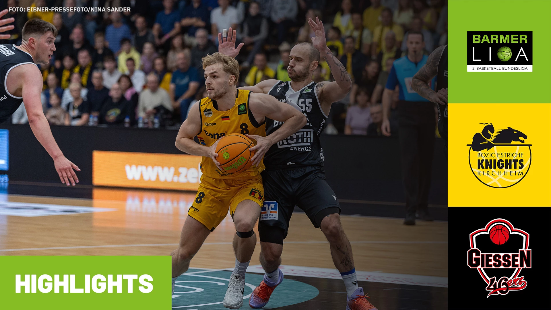 ProA Halbfinale: Bozic Estriche Knights Kirchheim vs. Giessen 46ers ...